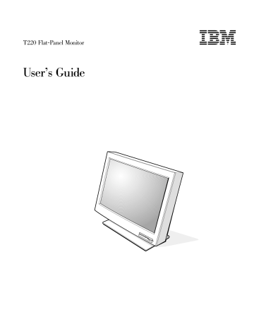 IBM T220 User Manual | Manualzz