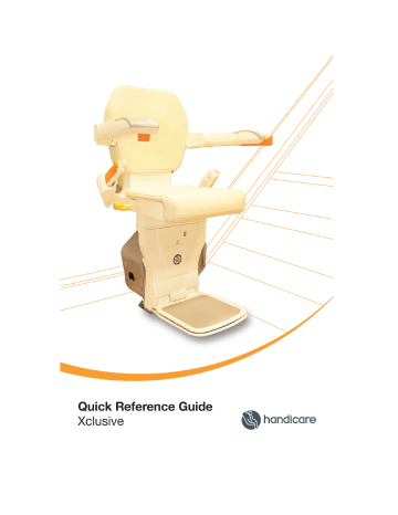 Handicare Xclusive Quick Reference Manual | Manualzz