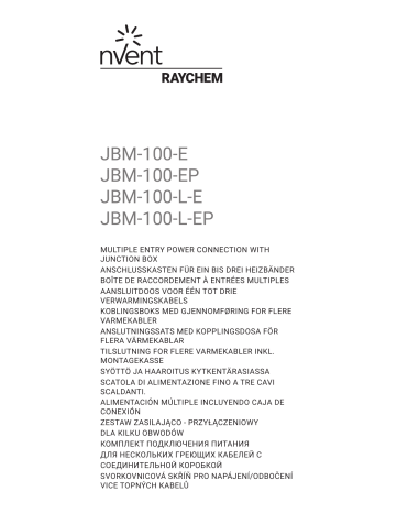 nvent Raychem JBM-100-L-E, Raychem JBM-100-L-EP Manual | Manualzz