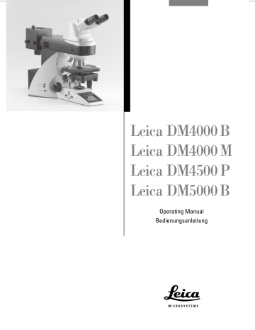 Leica DM4000 M, DM4500 P Operating Manual | Manualzz