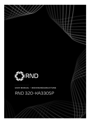 RND 320-KA3305P User Manual | Manualzz