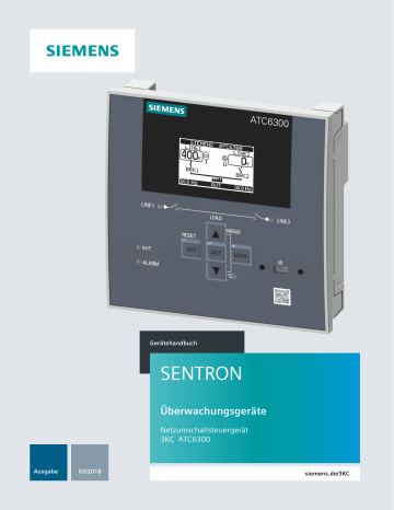 Siemens SENTRON 3KC ATC6300 Gerätehandbuch | Manualzz