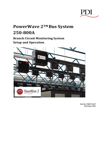 Eaton PowerWave 2 Bus System BCMS setup and Owner's Manual | Manualzz