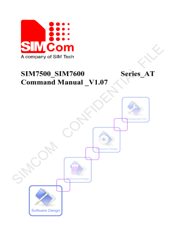 SimCom SIM7600 Series At Command Manual | Manualzz