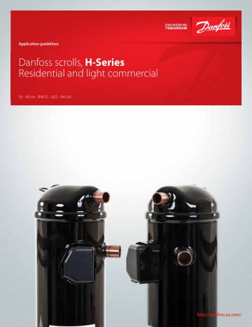 Danfoss HCM scroll H series - US - SI Application Guide | Manualzz