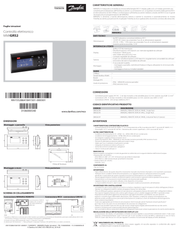 Danfoss MMITXS MMIGRS2 Installation Guide | Manualzz