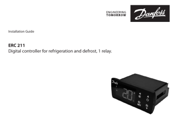 Danfoss ERC 211 Digital controller for refrigeration and defrost, 1 ...