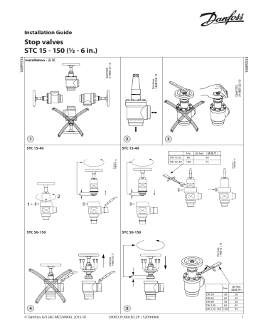 Danfoss STC 100 Installation Guide | Manualzz