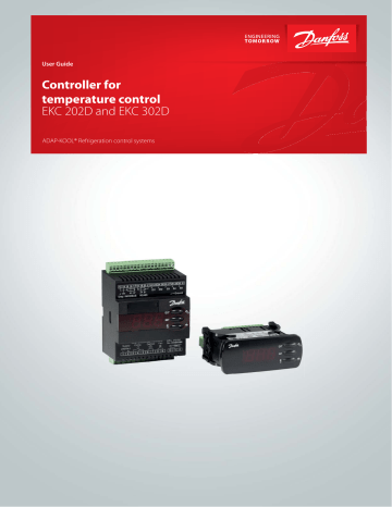 Danfoss EKC 302D Controller for temperature control 202D - User Guide ...