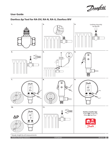 Danfoss RA-DV Delta p Tool for Dynamic Valves™ User Guide | Manualzz
