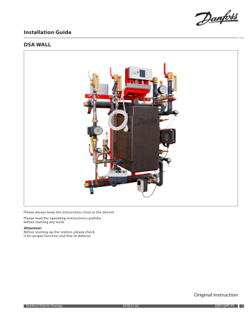 Danfoss DSA2 WALL DSA Operating Guide | Manualzz