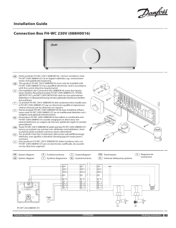 Danfoss FH Connection Boxes -WC Box 230 V Installation Guide | Manualzz