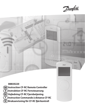 Danfoss Remote Controller CF2+ CF-RC Installation Guide | Manualzz