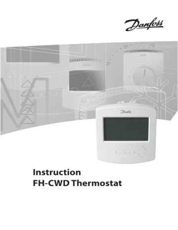 Danfoss BasicPlus / BasicPlus2 FH-CWD Room Thermostat - standard Installation Guide | Manualzz