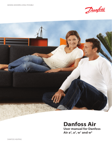Danfoss Air unit a3 a2, w1 and w2 units User Guide | Manualzz