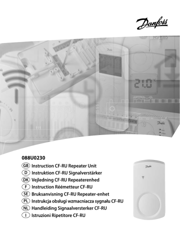 Danfoss Repeater Unit CF2 CF-RU Installationsanleitung | Manualzz
