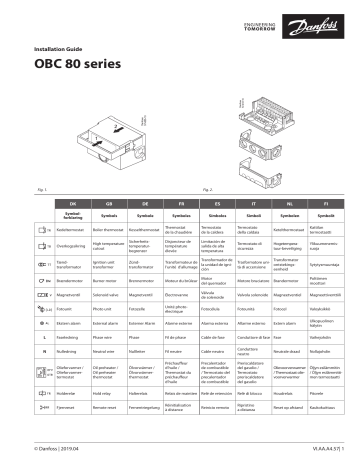 Danfoss OBC 80 Series Oil Burner Controls BHO Installation Guide | Manualzz