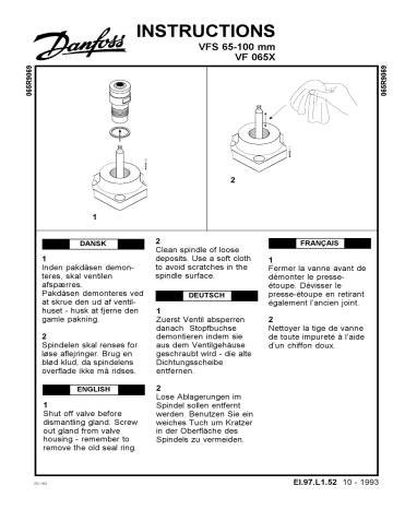 Danfoss VFS 2 - DN 65-100 Installation Guide | Manualzz