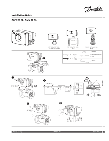 Danfoss AMV 20 SL /30 Operating Guide | Manualzz