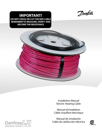 Danfoss LXcable LX Cable Installation Guide | Manualzz