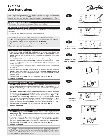 Danfoss TS715 TS715Si Easy User Guide | Manualzz