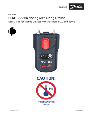 Danfoss PFM 1000 Measuring Instrument_Android User Guide | Manualzz