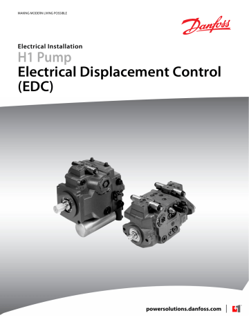 Danfoss H1 pumps and motors parts Pump Electrical Displacement Control ...
