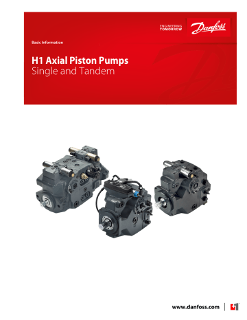 Danfoss H1 tandem pumps 60 / 68cc Axial Piston Single and Basic ...