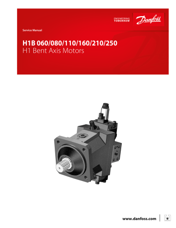 Danfoss H1 bent-axis motors 60cc H1B 060 080 100 160 210 250 Bent Axis ...