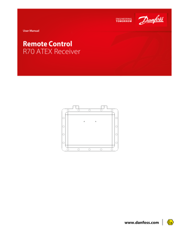 Danfoss Spare Receivers R70 ATEX Receiver User Guide | Manualzz