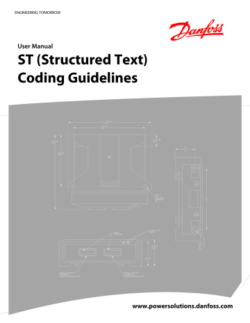 Danfoss License Tools PLUS+1 Structured Text (ST) Coding User manual | Manualzz