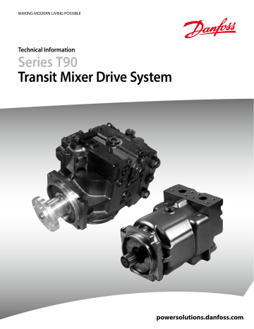 Danfoss Series 90 Transit Mixer Pump 100cc T90 Drive System User Guide ...