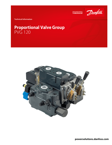 Danfoss PVG 120 valve stacks Proportional User Guide | Manualzz