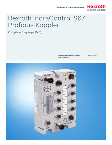 Bosch Rexroth R911329565 IndraControl S67 PROFIBUS-Koppler 8 digitale ...