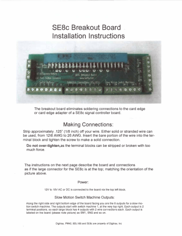 Digitrax SE8C Installation Instructions | Manualzz