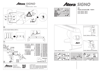 Atera SIGNO Montageanleitung | Manualzz