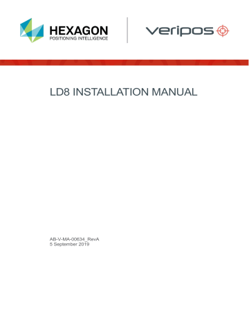 Hexagon Veripos LD8 Installation Manual | Manualzz