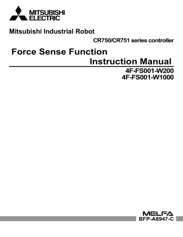 Mitsubishi Electric CR750 Series Instruction Manual | Manualzz