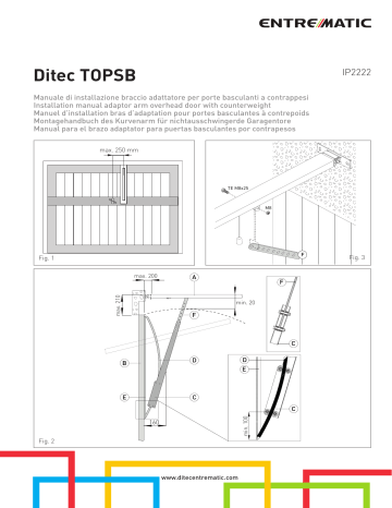 entrematic Ditec TOPSB Manual Del Usuario | Manualzz
