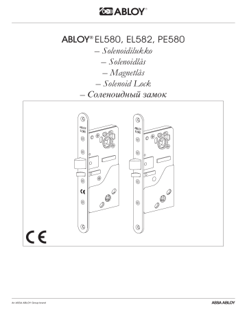 Assa Abloy EL580, EL582 Manual | Manualzz