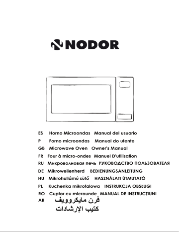 NODOR NMW 25 TG Manual Del Usuario | Manualzz