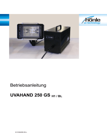 UV-Spektrum. honle 016620 | Manualzz