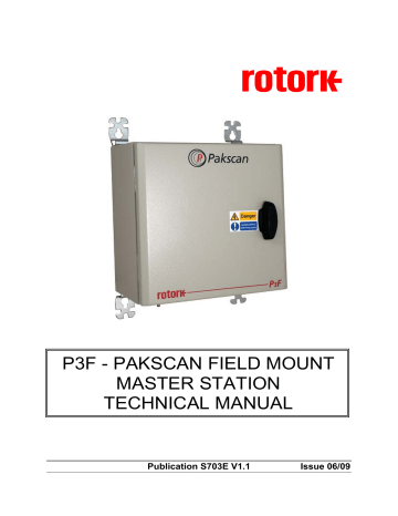 rotork Paksan P3F Technical Manual | Manualzz