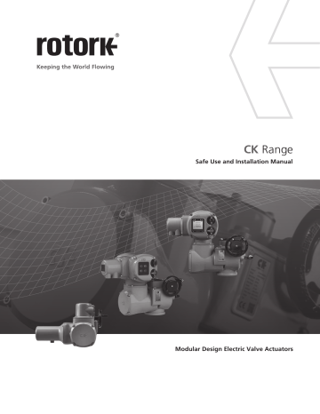 rotork CK Series, CKA Atronik Use And Installation Manual | Manualzz