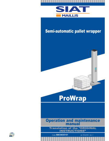 siat ProWrap HSD Operation And Maintenance Manual | Manualzz
