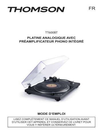 Thomson TT600BT Owner Manual | Manualzz