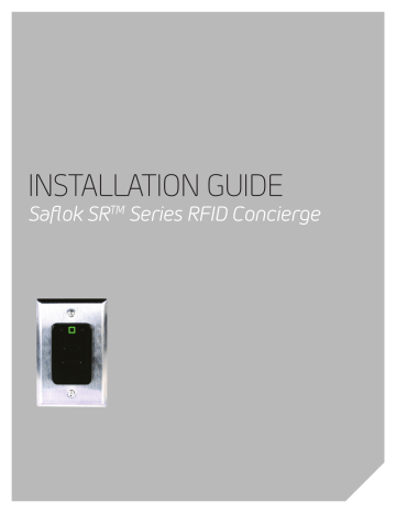 Dormakaba Saflok SR1, Saflok SR2 Installation guide | Manualzz