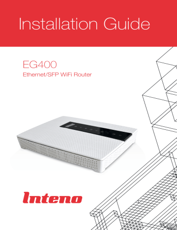 Inteno EG400 Installation Manual | Manualzz