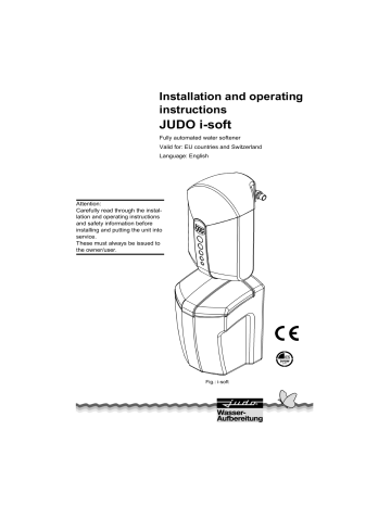 Judo i-soft Installation And Operating Instructions Manual | Manualzz