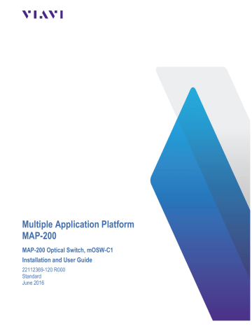 Viavi MAP-200 Installation And User Manual | Manualzz